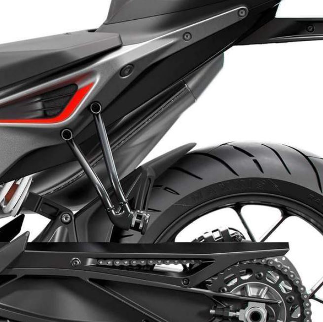Pyramid Hugger Extension 18-24 KTM 790 Duke, 20-25 890 Duke | Matte Bl ...