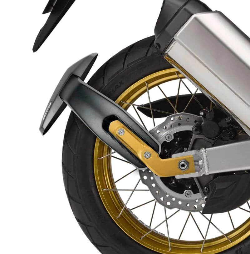 Pyramid Spray Guard '16-'19 Honda CRF 1000 L | Matte Black/Gold ...