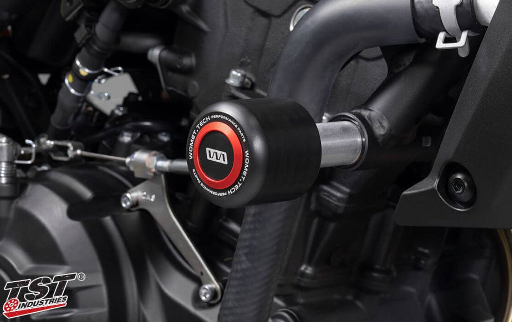 Womet-Tech Frame Sliders '15-'18 Yamaha R3, '20-'21 MT-03