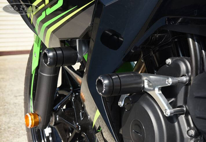 Sato Racing Engine Sliders / Frame Sliders '18- Kawasaki Ninja 400/250 ...