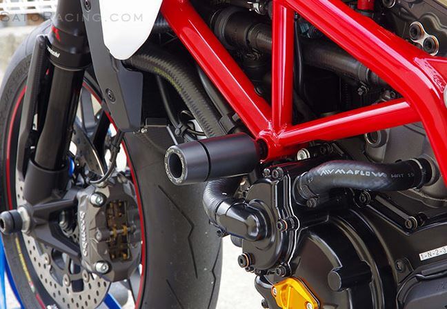 Buy Sato Racing Frame Sliders '13- Ducati Hypermotard, '16- Scrambler ...