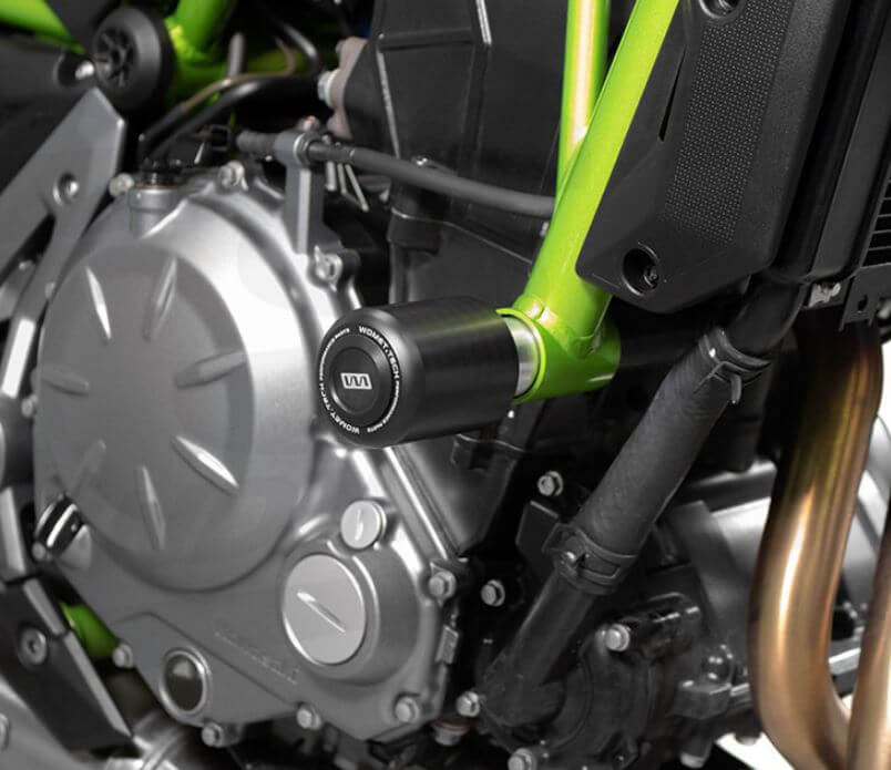 Shop Womet-Tech Frame Sliders '17-'23 Kawasaki Ninja 650 / Z650